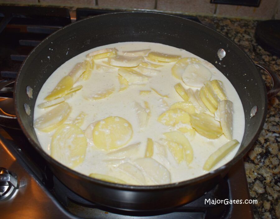 Augratin Potatoes · Major Gates