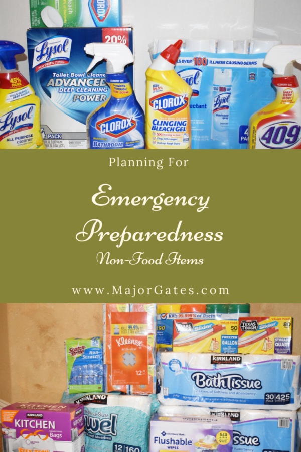 Emergency Preparedness Supplies · Major Gates