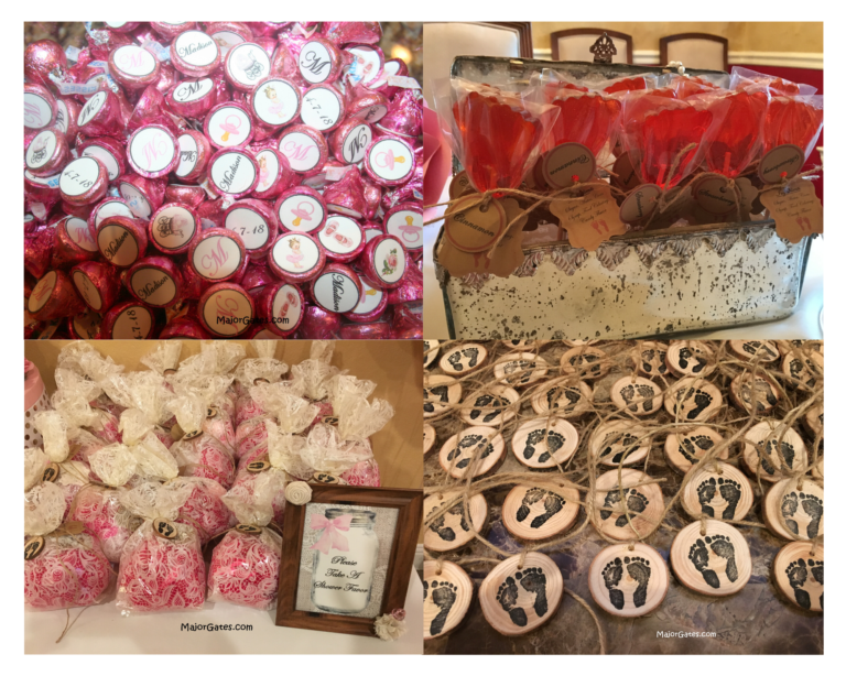Rustic Pink Baby Shower Ideas · Major Gates