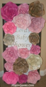 Rustic Pink Baby Shower Ideas · Major Gates