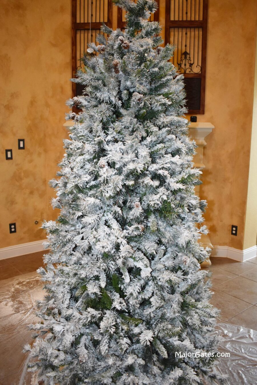 How To Flock A Christmas Tree · Major Gates