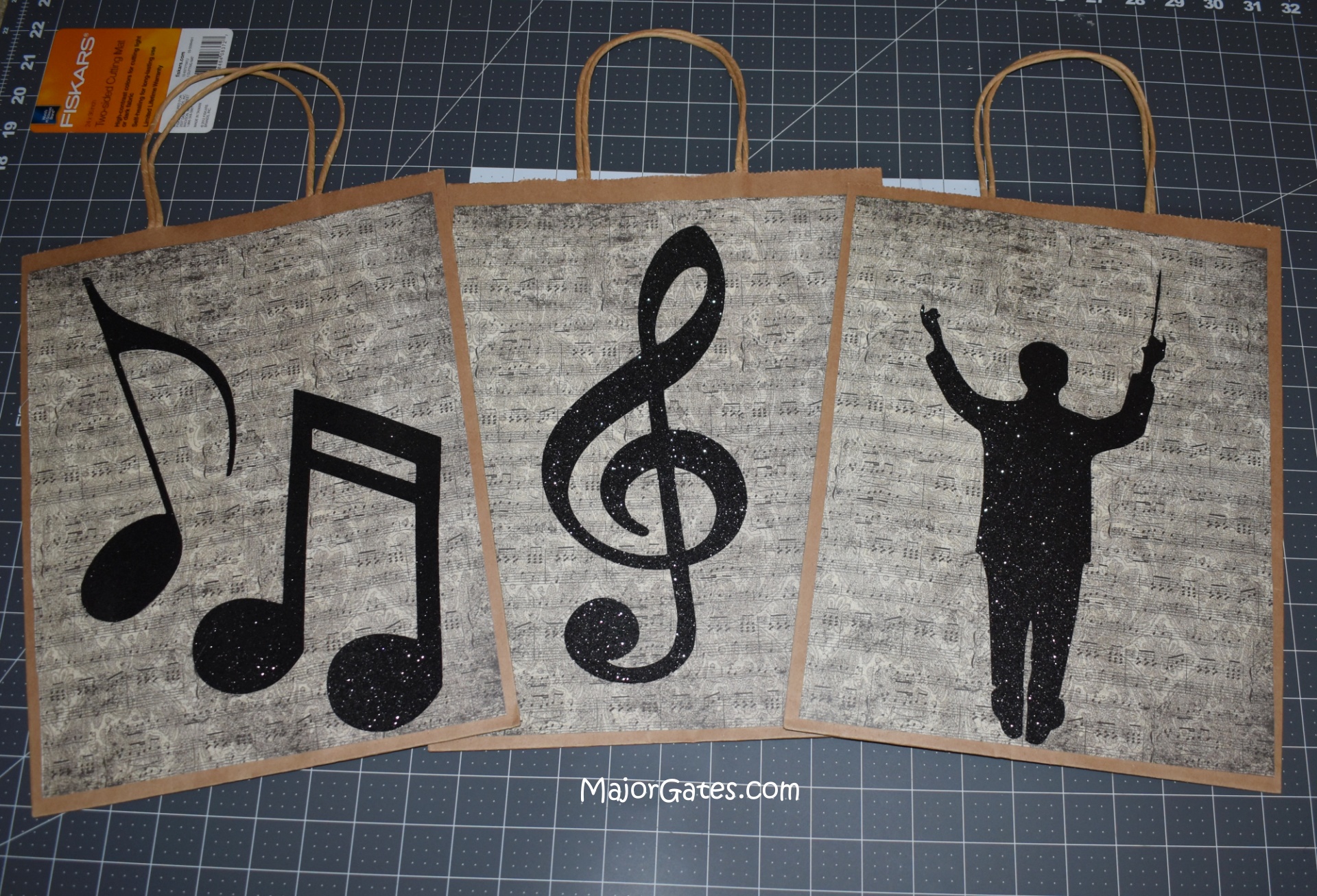 Music Themed Favor Bags · Major Gates