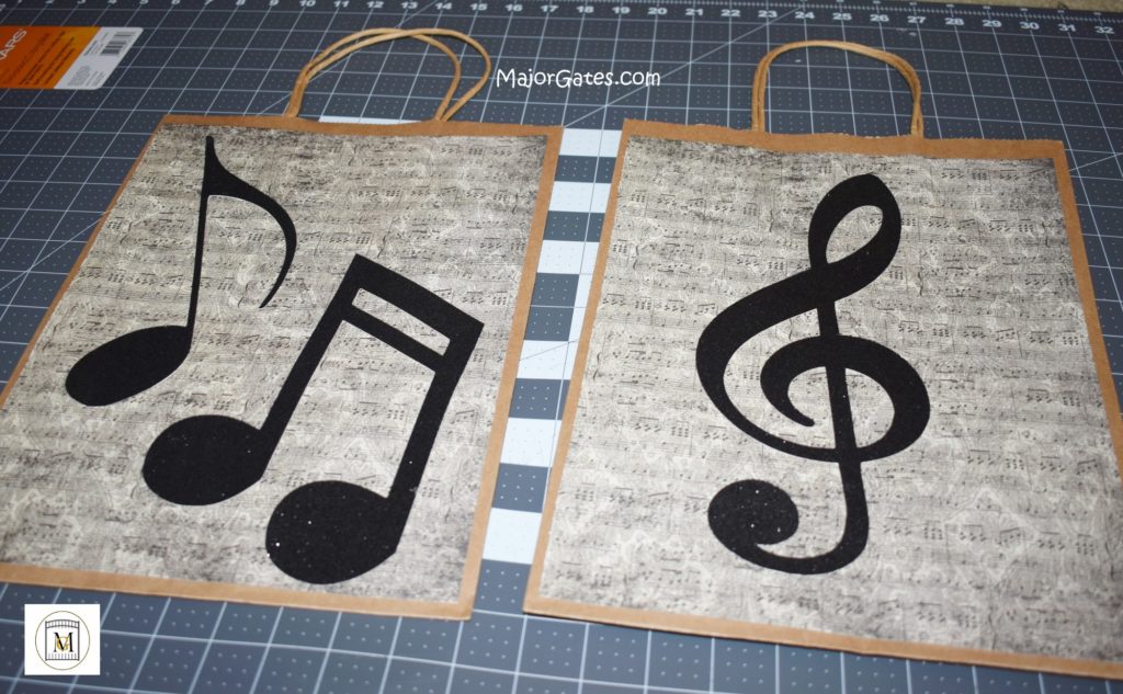 Music Themed Favor Bags · Major Gates