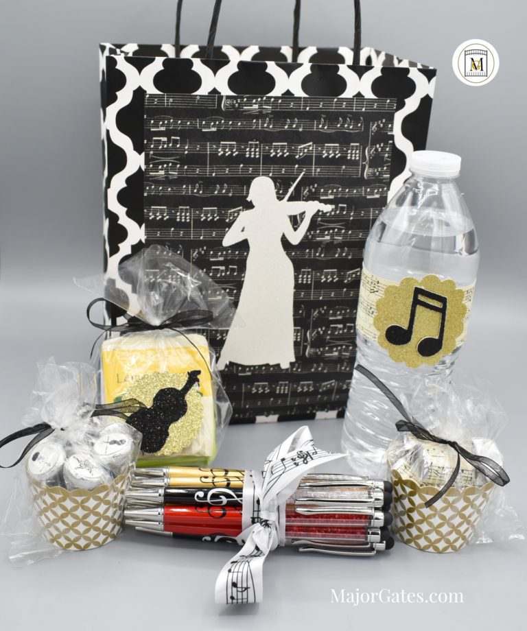 Music Themed Favor Bags · Major Gates