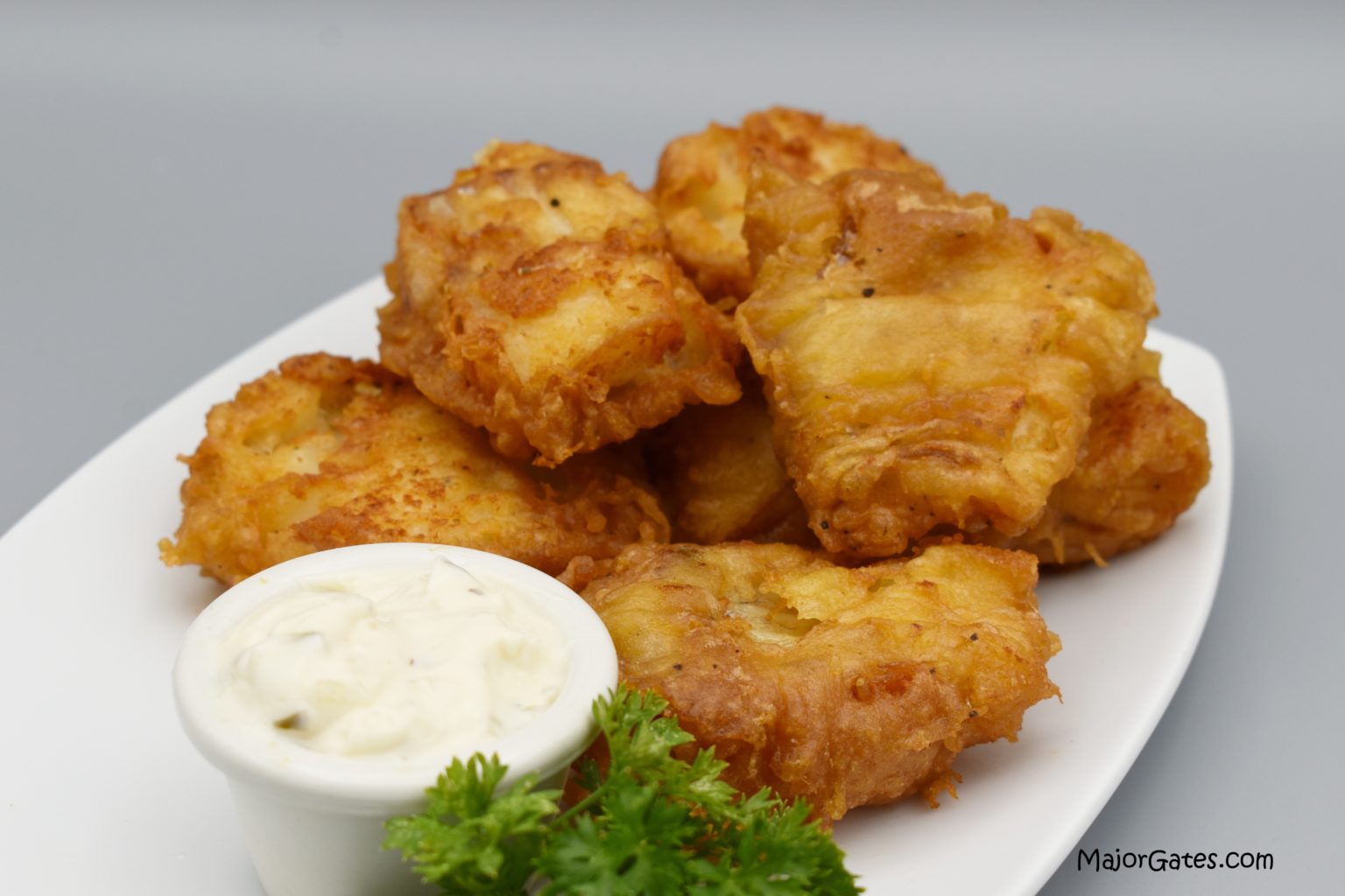 Crispy Cod Fish · Major Gates