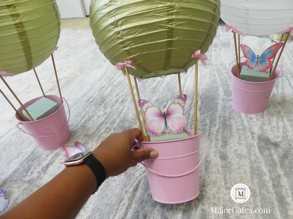 Hot Air Balloon Centerpiece · Major Gates