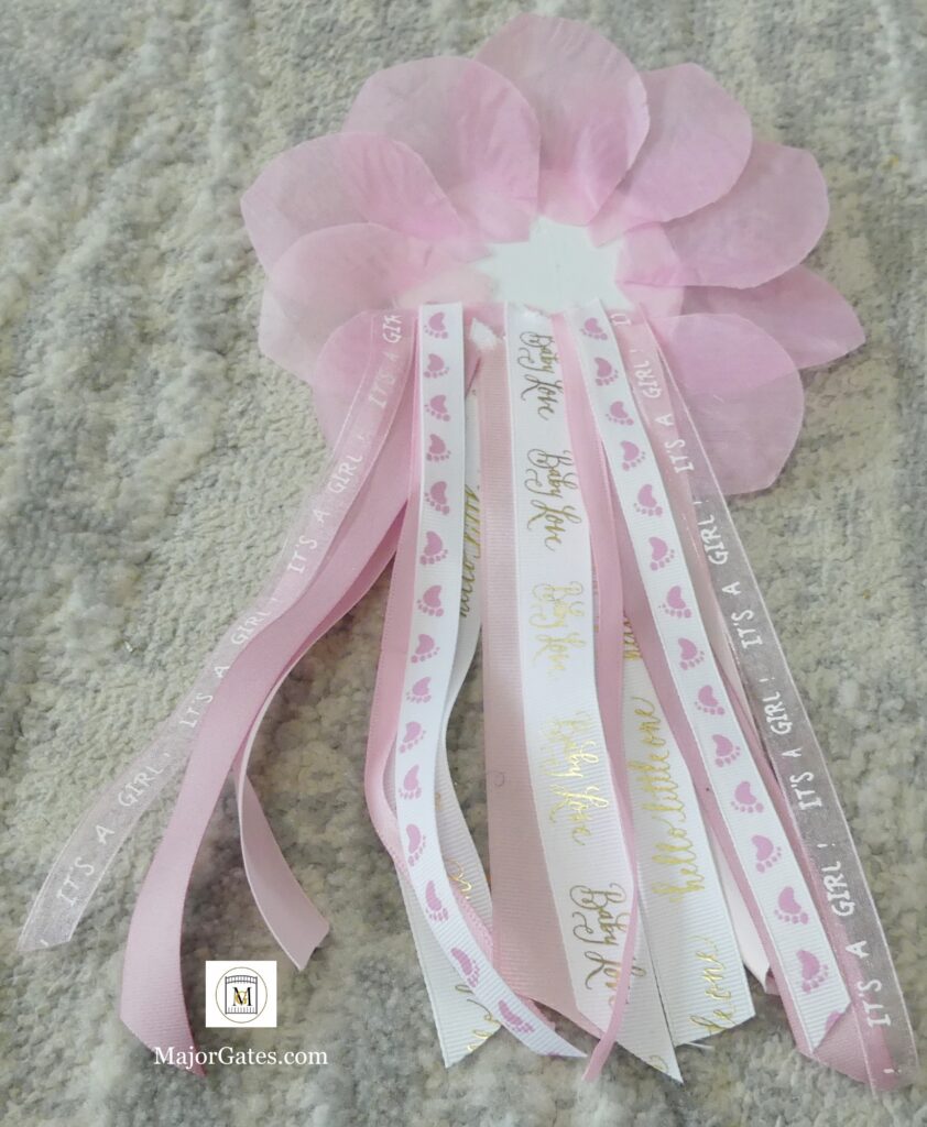 Baby Shower Corsage · Major Gates