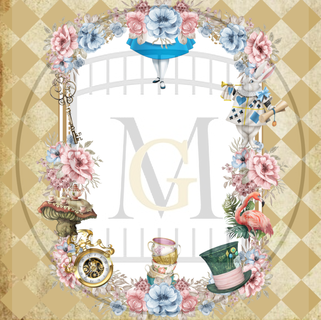 Alice In Wonderland/Onederland Decor Birthday Party Bundle 2 · Major Gates