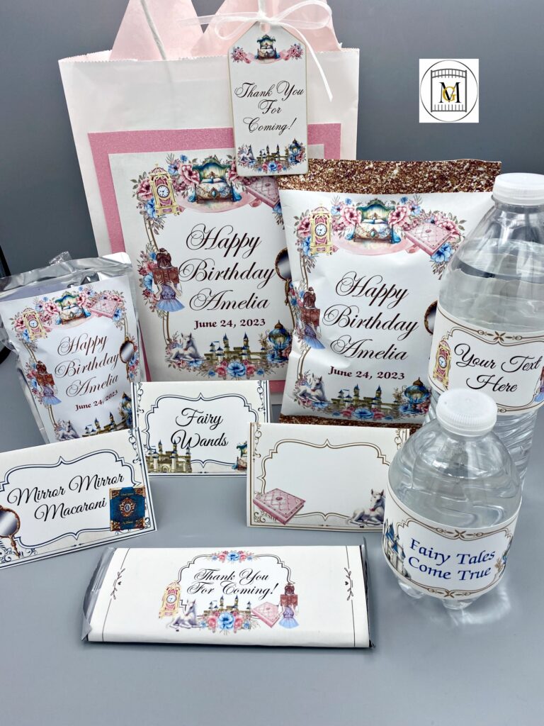 Princess Fairy Tale Birthday Party Bundle Download EDITABLE · Major Gates