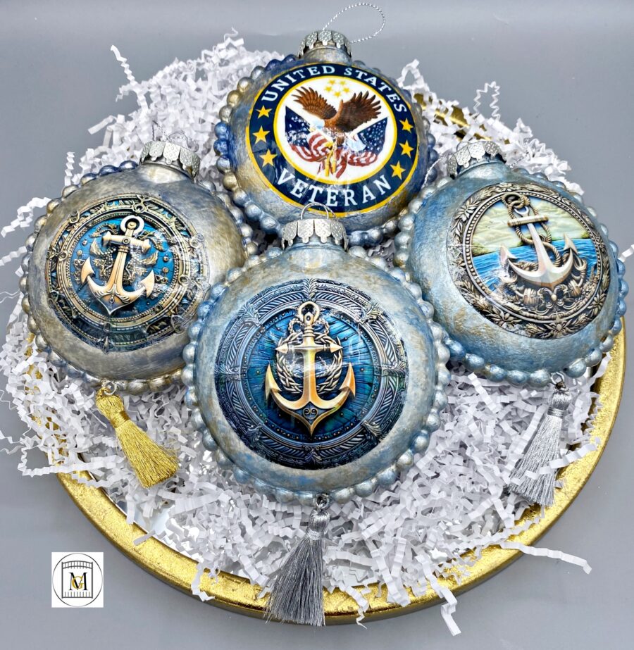 DIY Navy Ornaments · Major Gates
